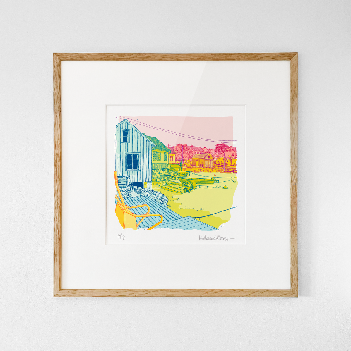 Bilde - "Øytangen" 30x30 – Ida Monrad Haugen